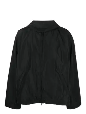 Balenciaga Nylon Zipped Jacket - Black