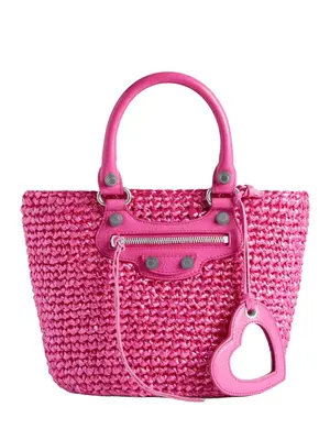 Balenciaga Le Cagole Panier Small Tote - Pink