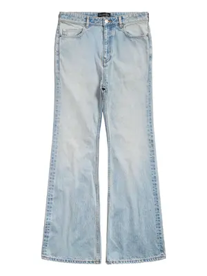 Balenciaga Flared Denim Jeans - Clear Blue