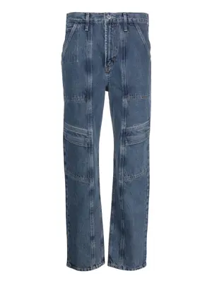 AGOLDE PRE Agolde Cooper Straight Leg Cargo Jeans - Blue