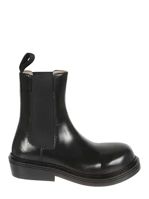 Bottega Veneta Fireman Chelsea Boots - Black