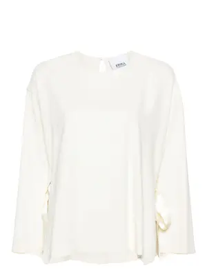 Erika Cavallini Cady Texture Blouse - White