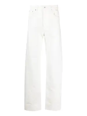 LANVIN Cotton Regular Jeans - White
