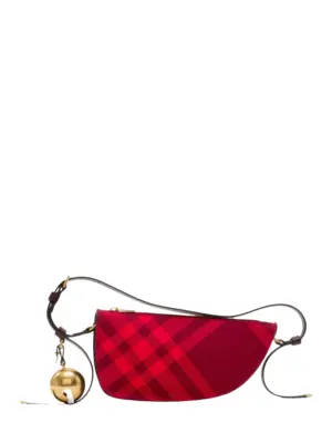 Burberry Shield Mini Shoulder Bag - Red