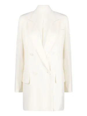 Max Mara Virgin Wool Blazer - White