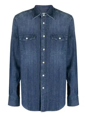 Boglioli Button Down Shirt - Denim