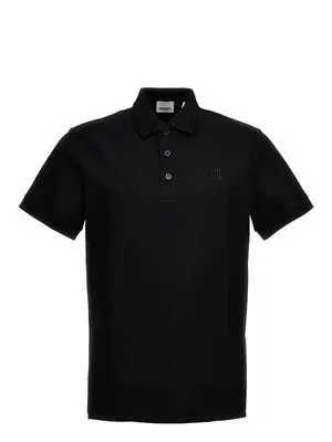 Burberry Eddie' Polo Shirt - Black