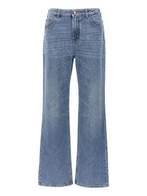 Chloé High-waist Wide-leg Jeans - Light Blue
