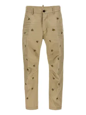 Dsquared2 Sexy Chino' Trousers - Beige