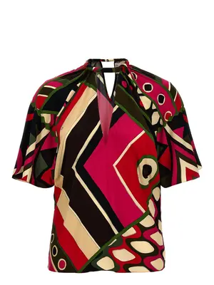 Emilio Pucci Vivara Printed Top - Multicolor