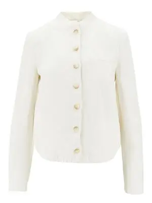 Emporio Armani Linen Blend Jacket - Beige