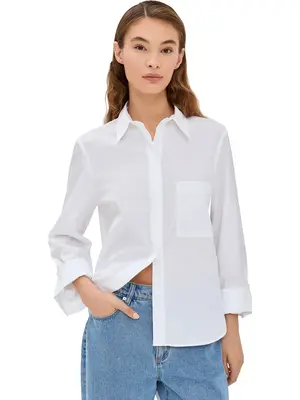 TWP Boyfriend Shirt - White