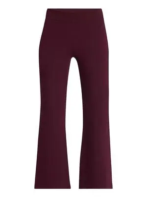 Stella McCartney Flared Knit Trousers - Bordeaux