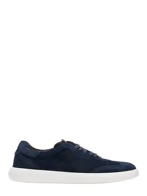 Brioni Brioni Cassette Suede Low-Top Sneakers Navy