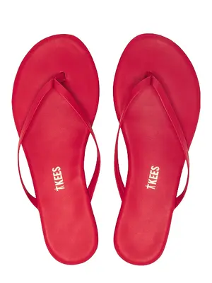 Tkees Solids Flip Flop - Red