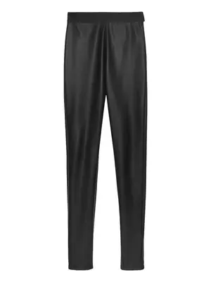 MSGM Skinny Leather Leggings - Black