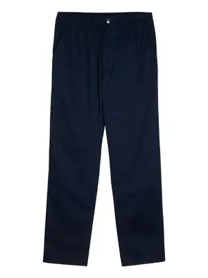 Maison Kitsuné Straight-leg Cotton Chinos - Blue