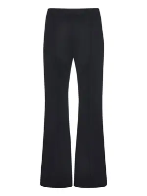 Rosetta Getty Cropped Flared Trousers - Black