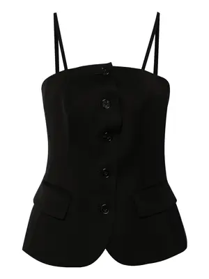 DONDUP DONDUP Button-Up Tank Top