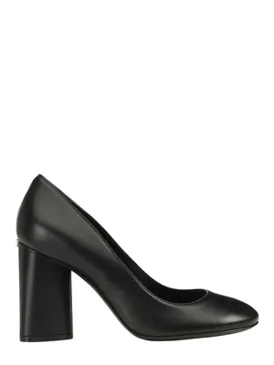 SERGIO ROSSI Pilier Leather Pumps - Black
