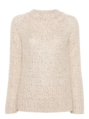 Ermanno Scervino Crystal-embellished Jumper - Neutrals