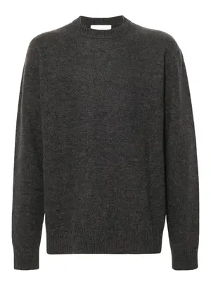 JIL SANDER Crew-neck Wool Jumper - Grey