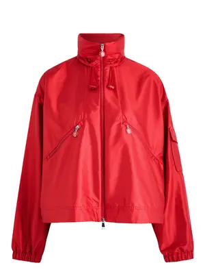 Moncler Hemar Nylon Parka - Red