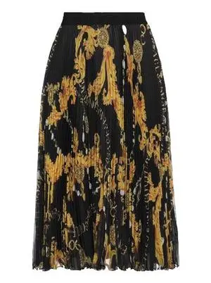 VERSACE Midi Pleated Skirt