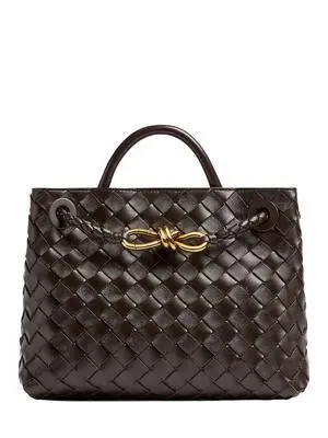 BOTTEGA  VENETA Small Andiamo Top Handle Bag - Fondant