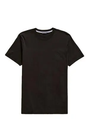 Brooks Brothers Solid Cotton T-shirt - Caviar