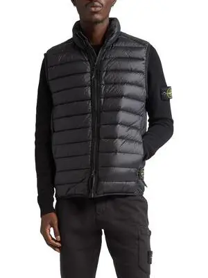 Stone Island Nylon Down Puffer Vest - Black