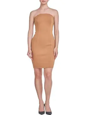 ENDLESS ROSE Endless Rose Strapless Scuba Body-Con Minidress