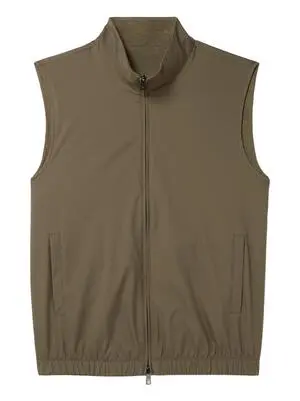 Loro Piana Slim-fit Reversible Gilet - Brown
