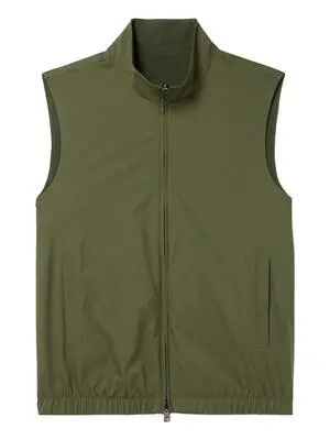 Loro Piana Slim-fit Reversible Gilet - Green