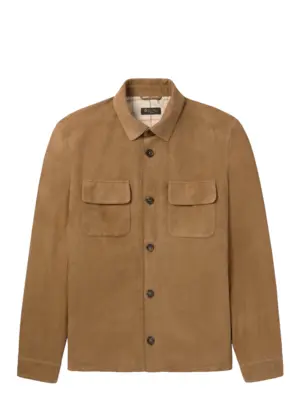LORO PIANA Suede Overshirt