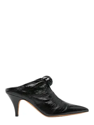 Khaite Rowan 75mm Mules - Black