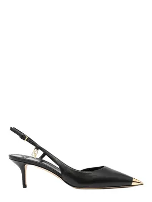 Elisabetta Franchi 60mm Leather Pumps - Black