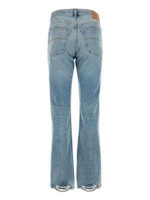 Balenciaga Low-rise Straight-leg Jeans - Blue