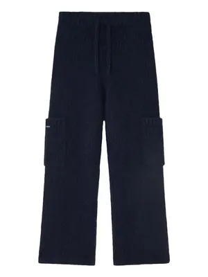 Alanui Finest Ribbed Trousers - Blue