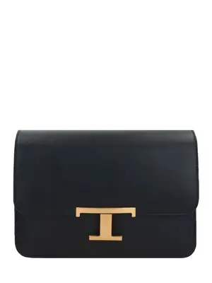 TOD'S T Timeless Mini Crossbody Bag - Black