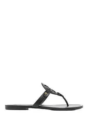 Tory Burch Miller Leather Sandals Black