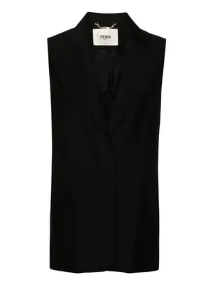 Fendi Wool Vest - Black