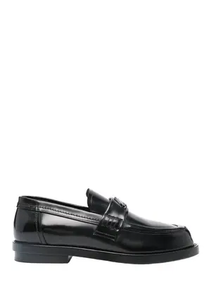 Alexander McQueen Seal Leather Loafers - Black