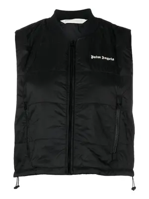 Palm Angels Classic Logo Vest - Black