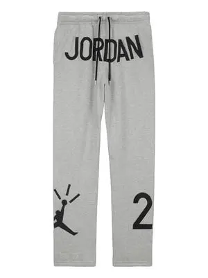 JORDAN X Nina Chanel Fleece Pants - Grey Heather