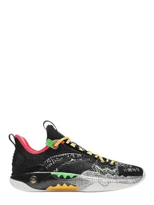 ANTA Shock Wave 5 Pro Kyrie Irving Speed Sneakers - Black/green/yellow