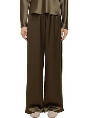 LESET Barb Wide-leg Pants - Olive