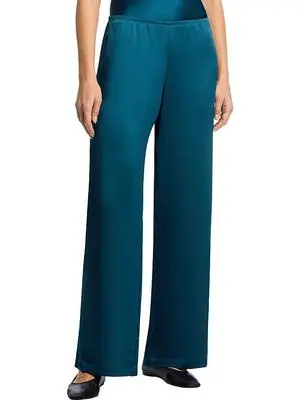 LESET Barb Wide Leg Trousers - Pacific