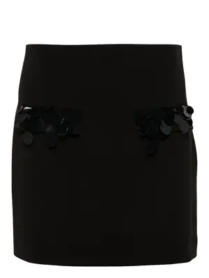 MSGM A-line Mini Skirt - Black