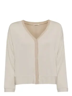 TRANSIT Transit Concealed Front-Fastening Cardigan
